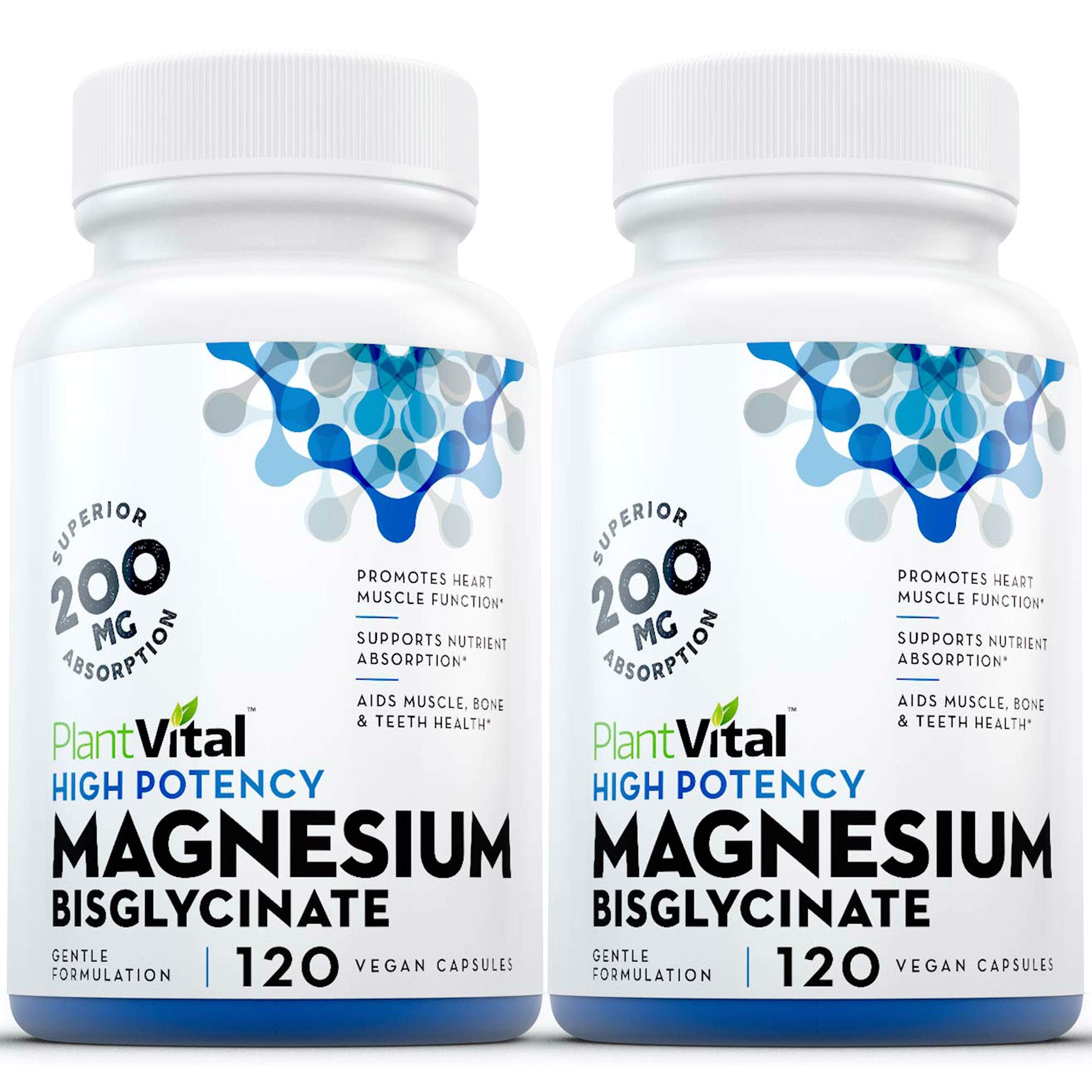 Plantvital magnesium glycinate capsules