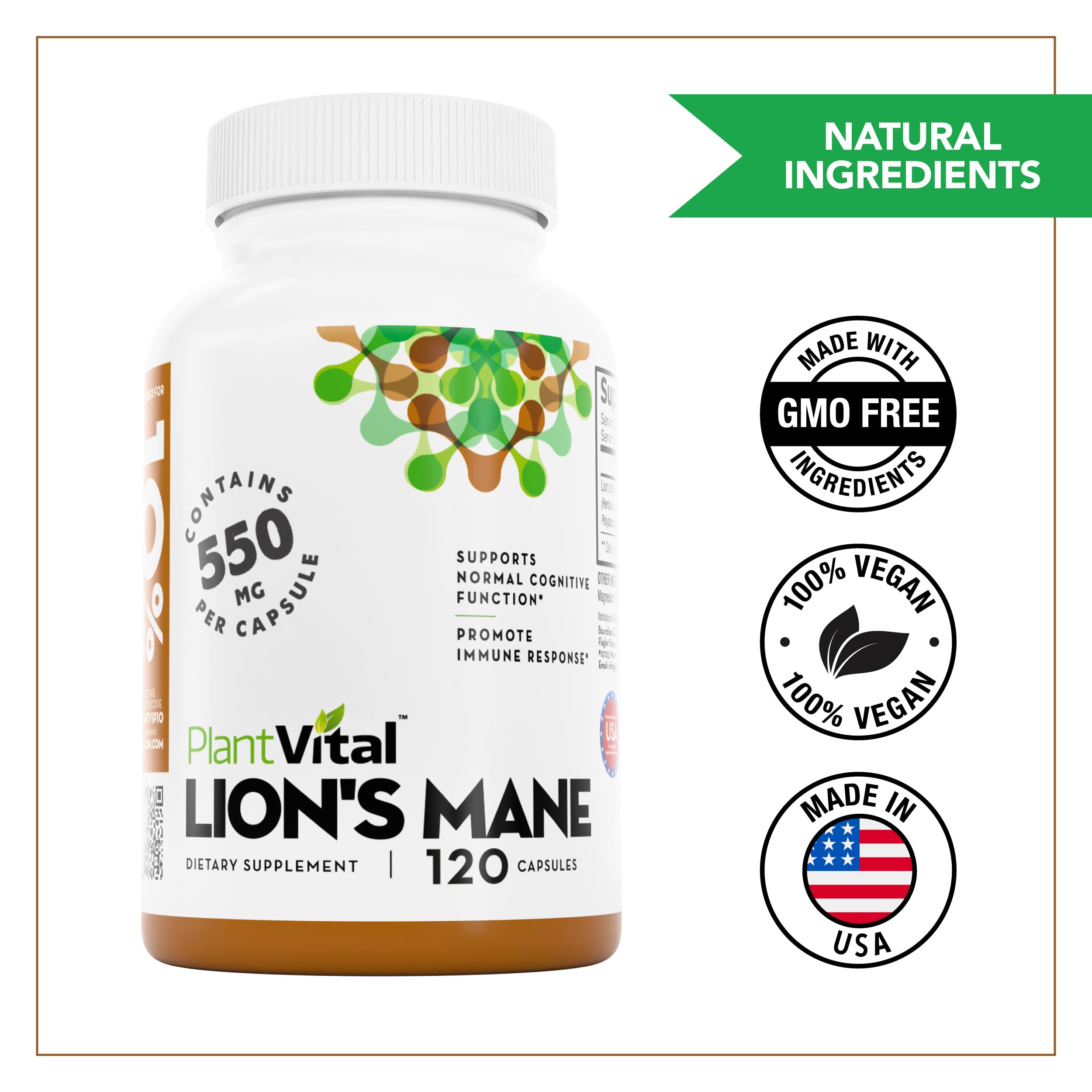 Plantvital mushrooms for mental clarity