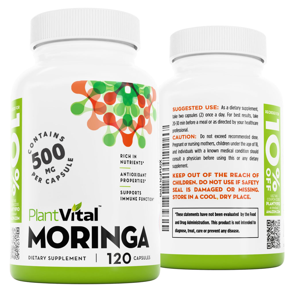 Plantvital organic moringa for holistic health