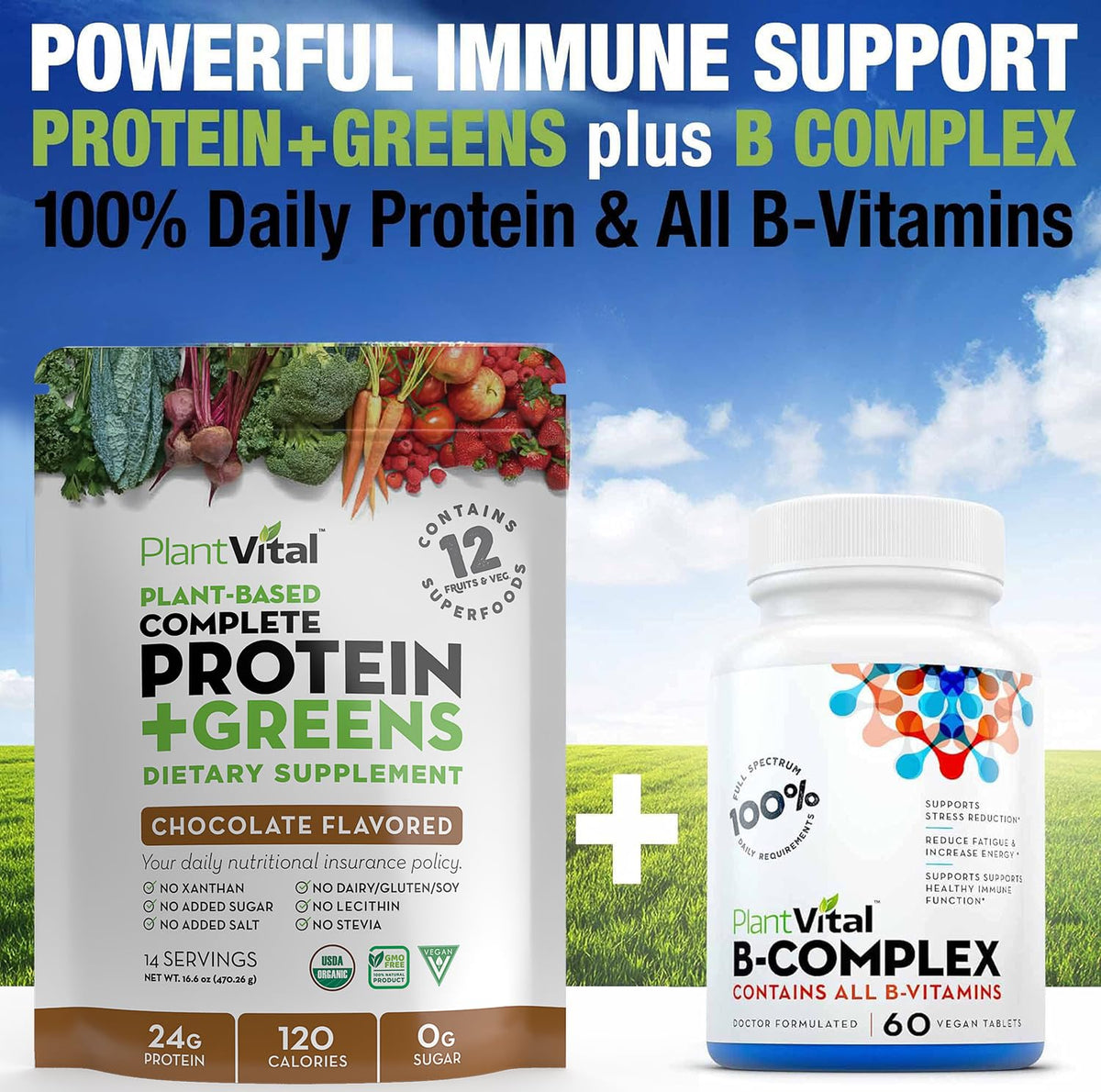 Plantvital protein powder for muscle gain