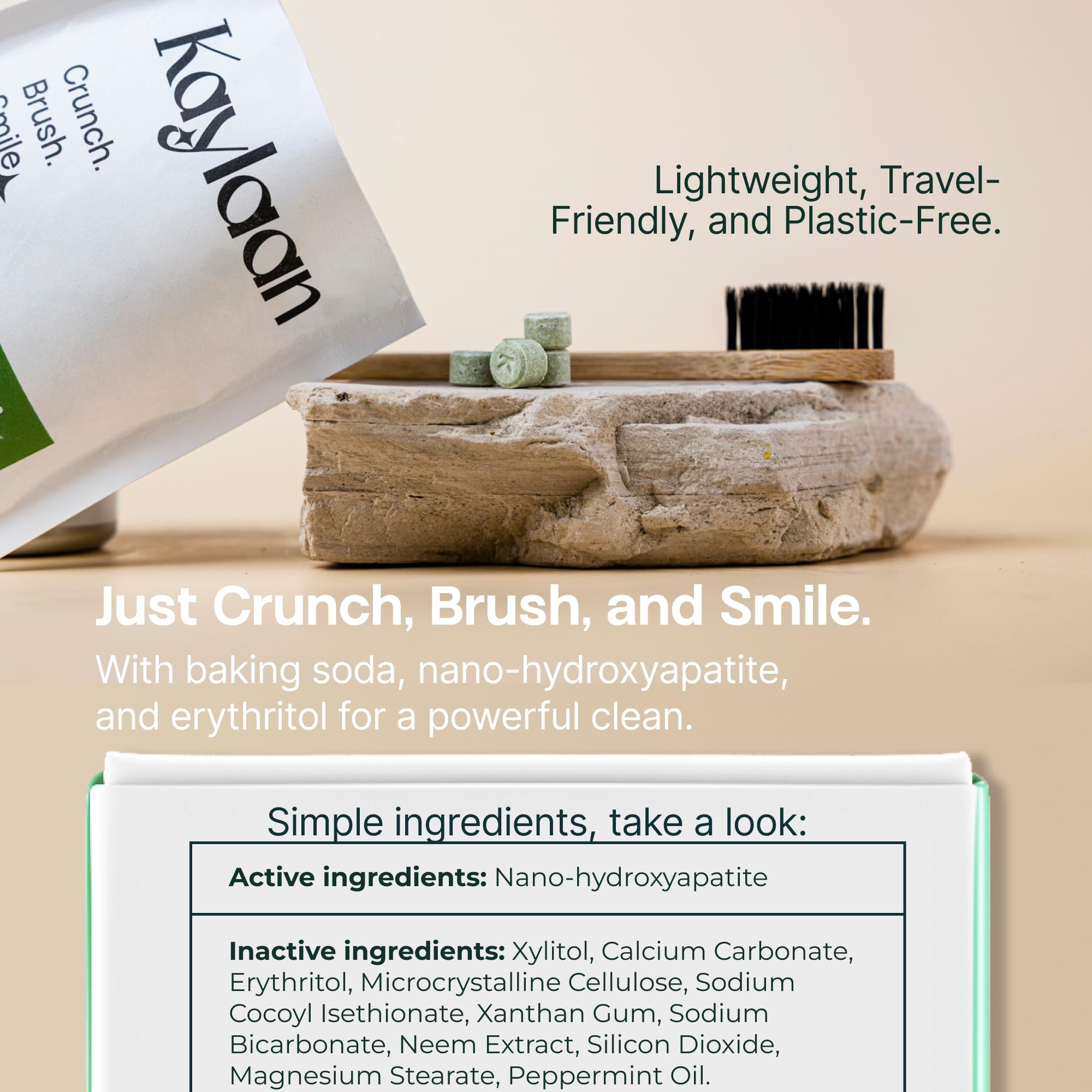 plastic-free neem toothpaste solution