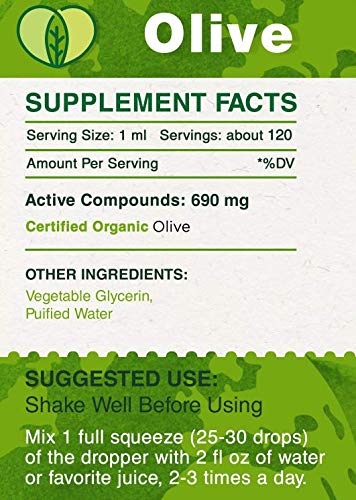 plastic-free olive leaf extract