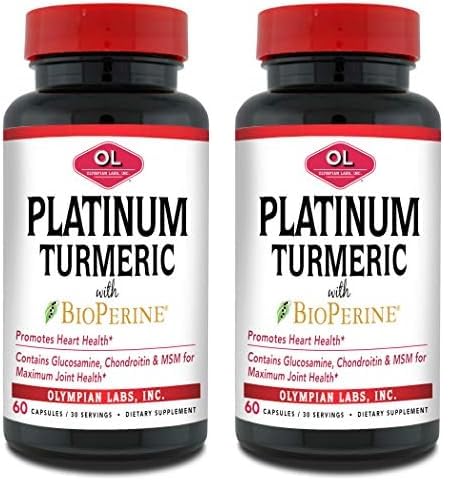 Platinum turmeric capsules for health