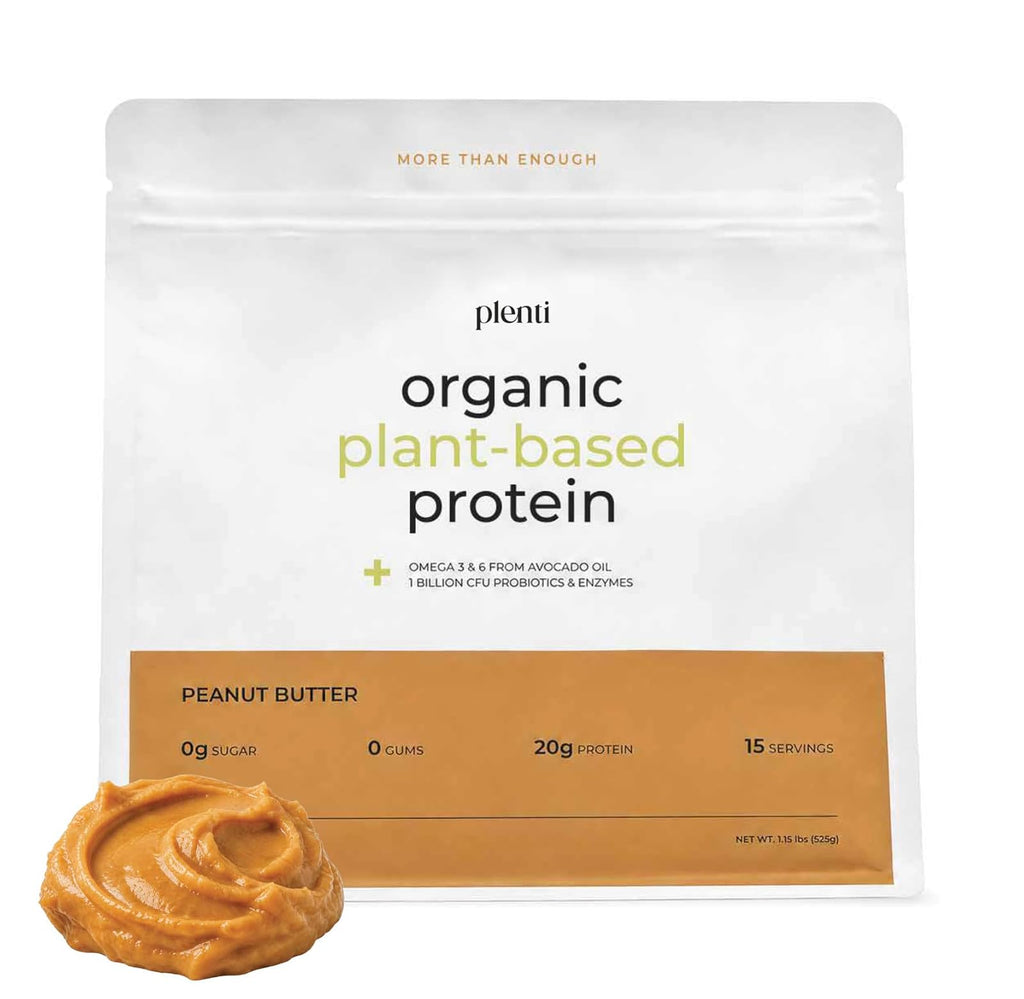 plenti organic plant-based protein powder