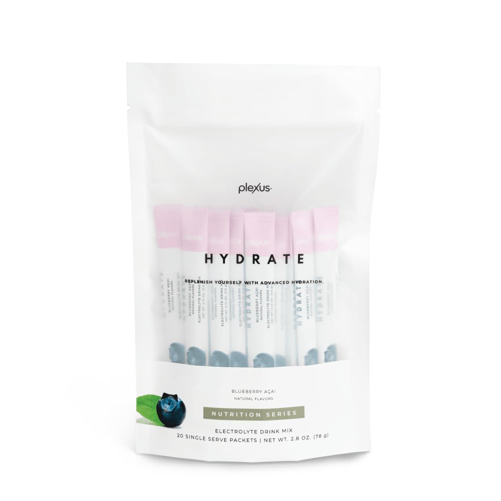 Plexus Hydrate Blueberry Acai drink mix