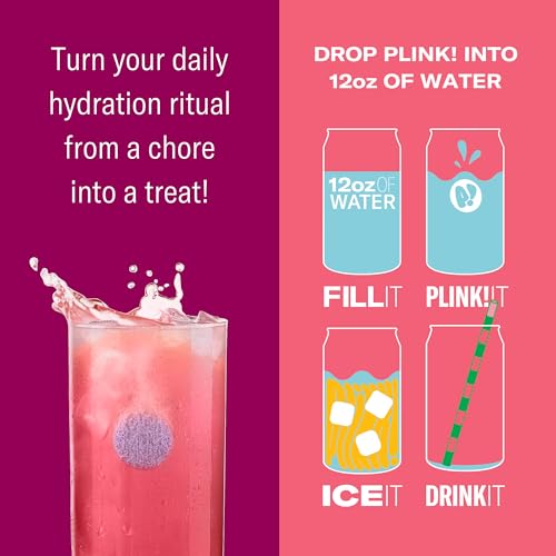 Plink! electrolyte drink tablets for active lifestyles