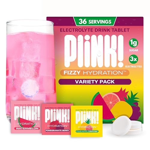 Plink electrolyte hydration tablets variety