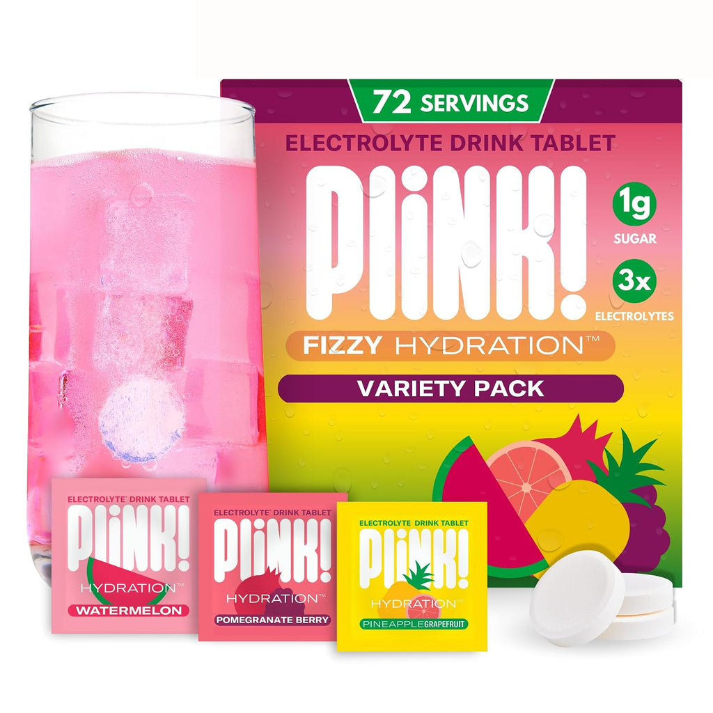 Plink! electrolyte tablets for hydration