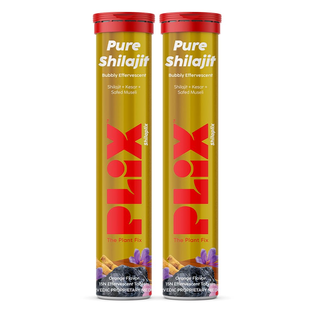 Plix Shilajit effervescent tablets