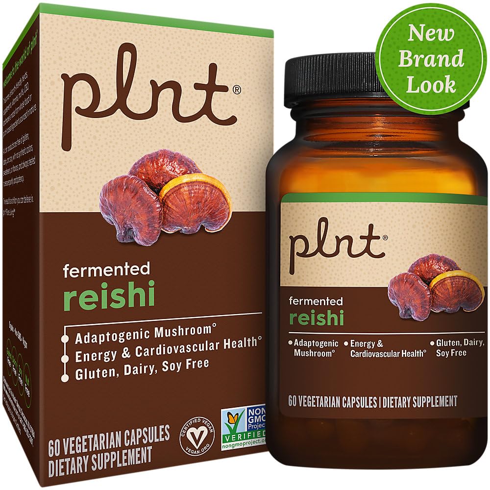 plnt Fermented Reishi energy support