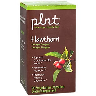 plnt hawthorn veggie capsules for heart health