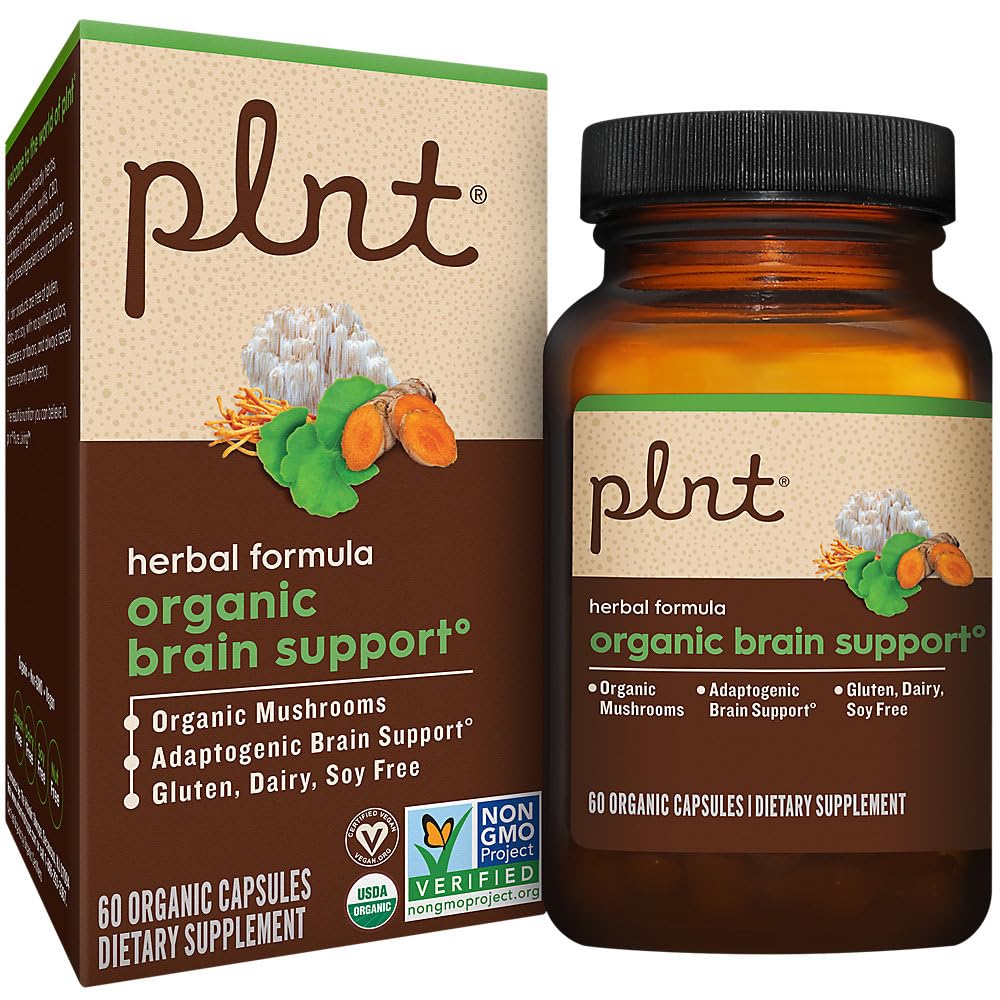 plnt Organic Brain Support capsules
