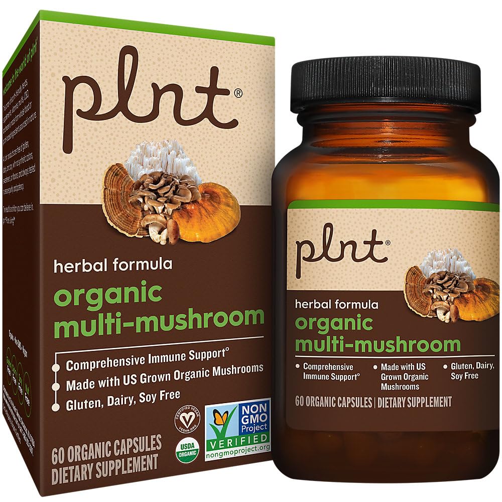plnt organic multi-mushroom capsules