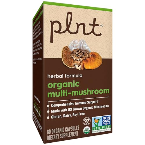 plnt organic mushrooms for vitality