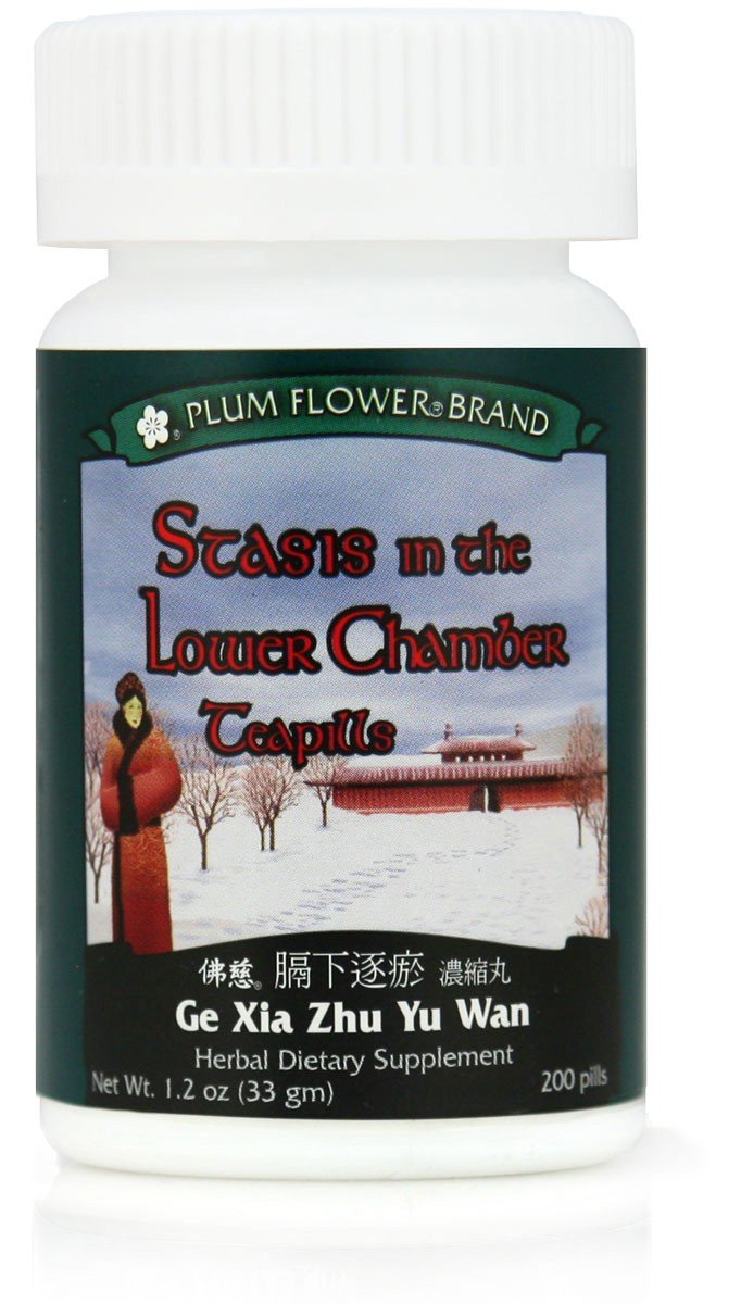 Plum Flower Ge Xia Zhu Yu Wan teapills for herbal wellness