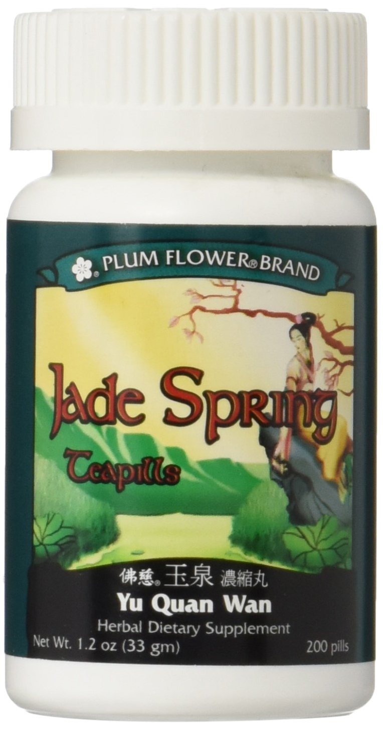 Plum Flower Jade Spring teapills for wellness