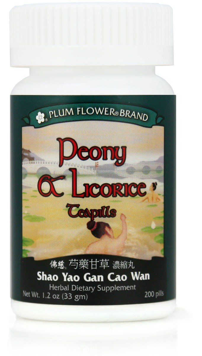 Plum Flower licorice root teapills for wellness