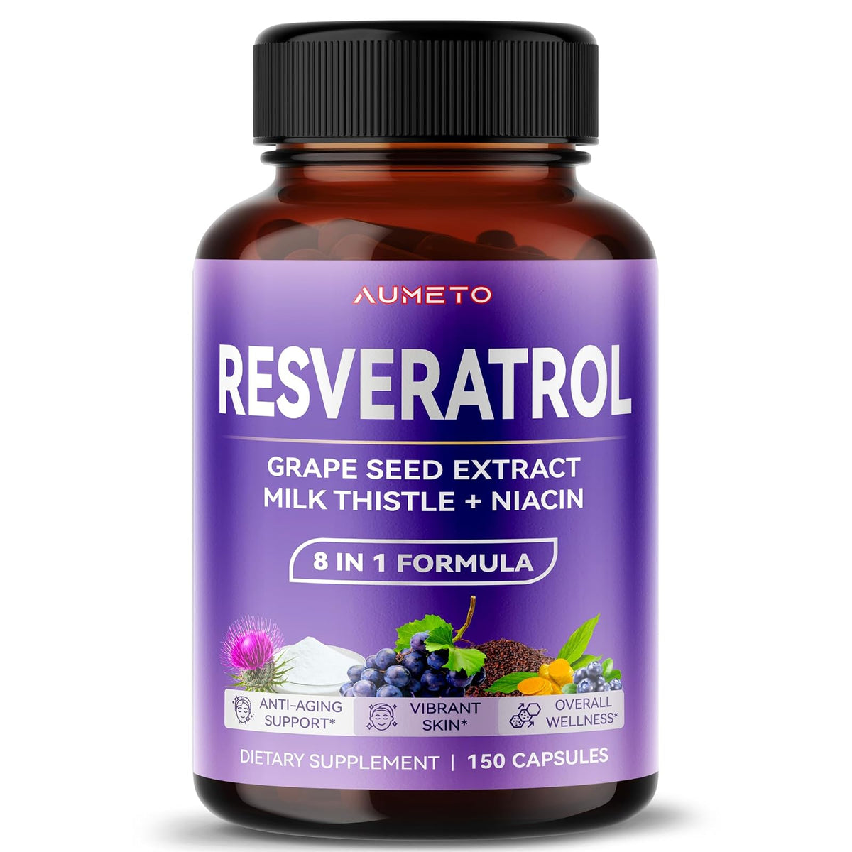 Plus Resveratrol antioxidant capsules