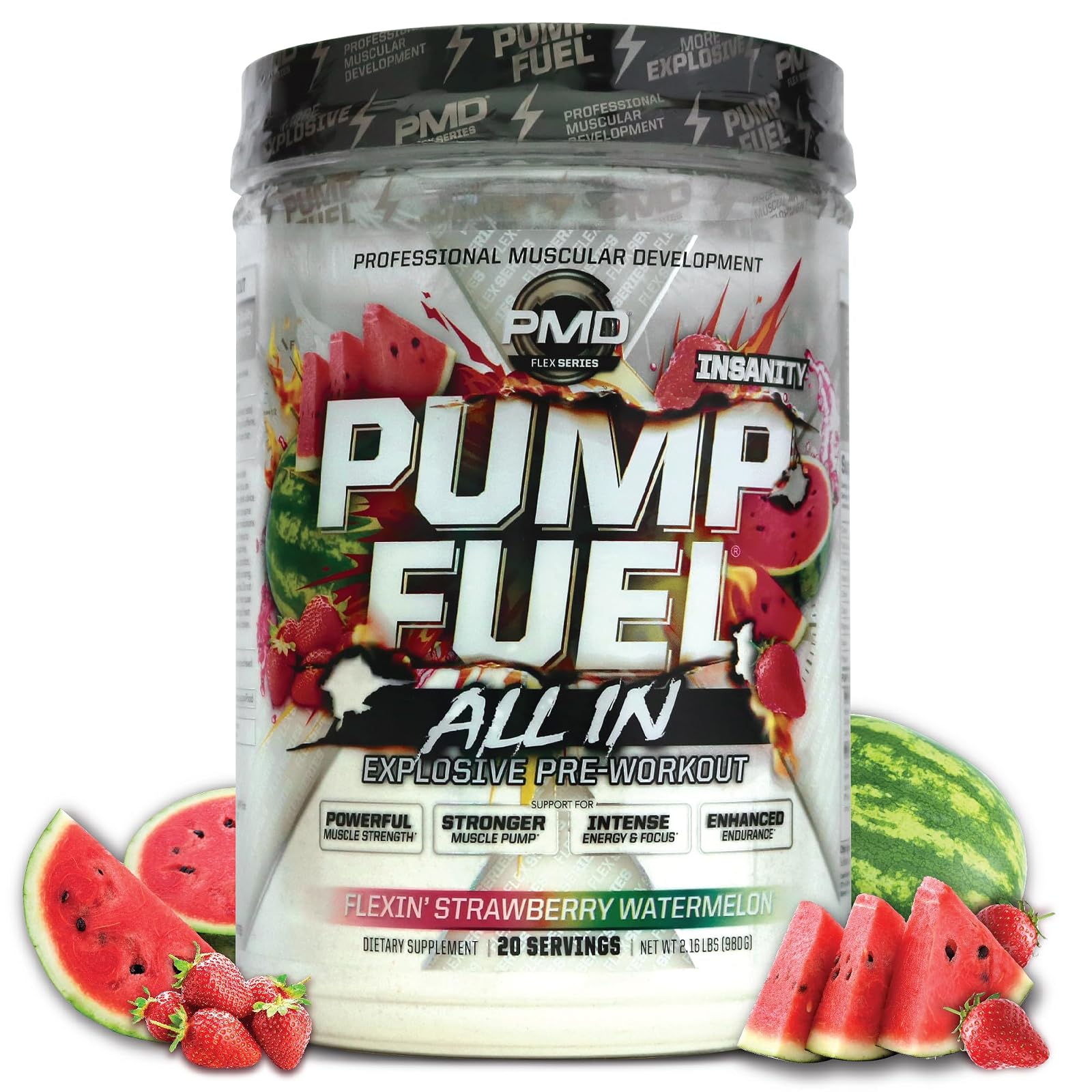 PMD pre-workout strawberry watermelon flavor