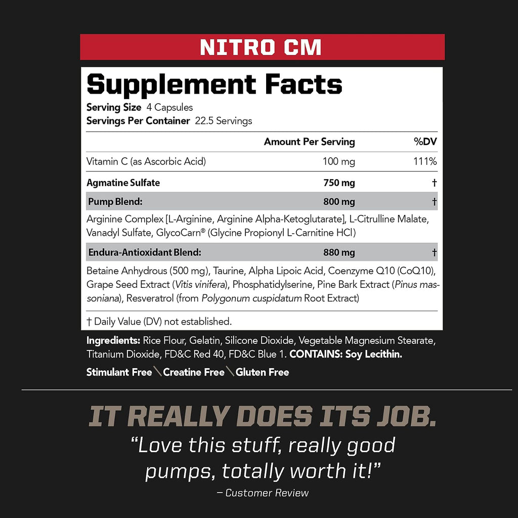PMD Sports Agmatine capsules