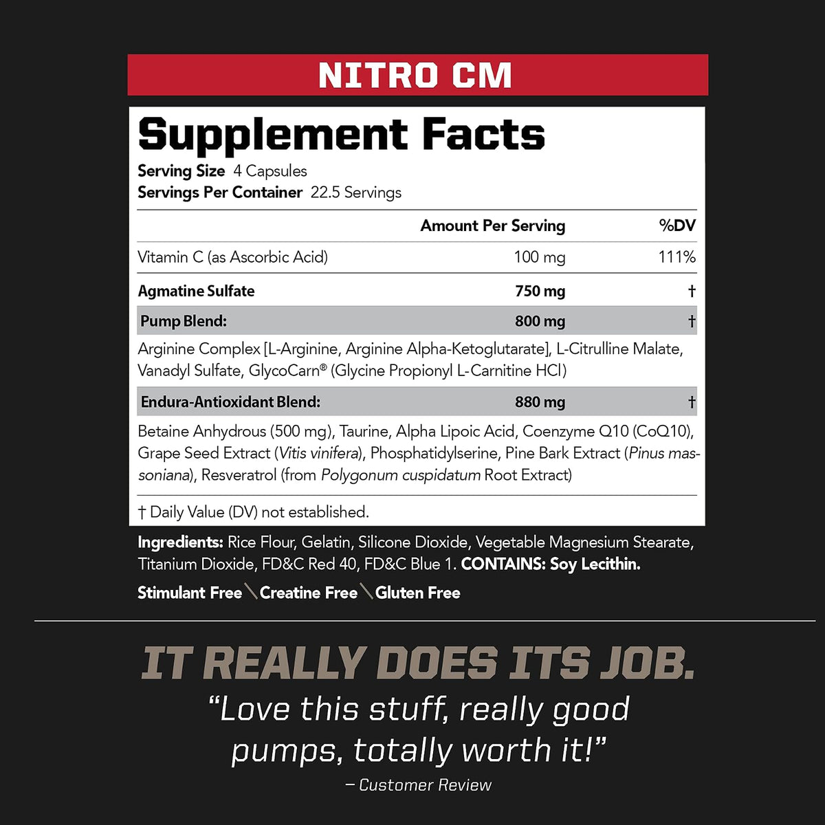 PMD Sports Agmatine capsules