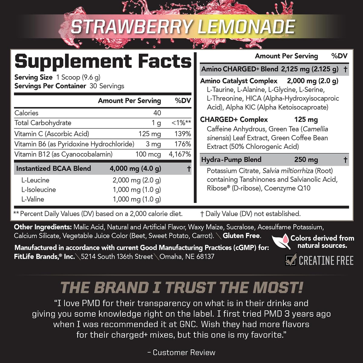 PMD Sports amino acids supplement