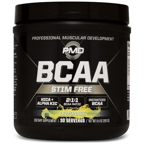 PMD Sports BCAA powder lemonade