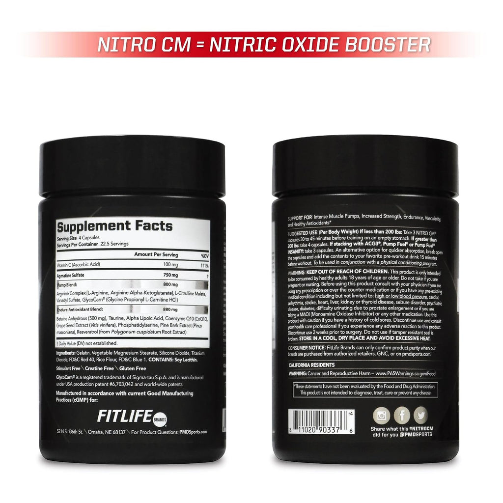 PMD Sports nitric oxide benefits