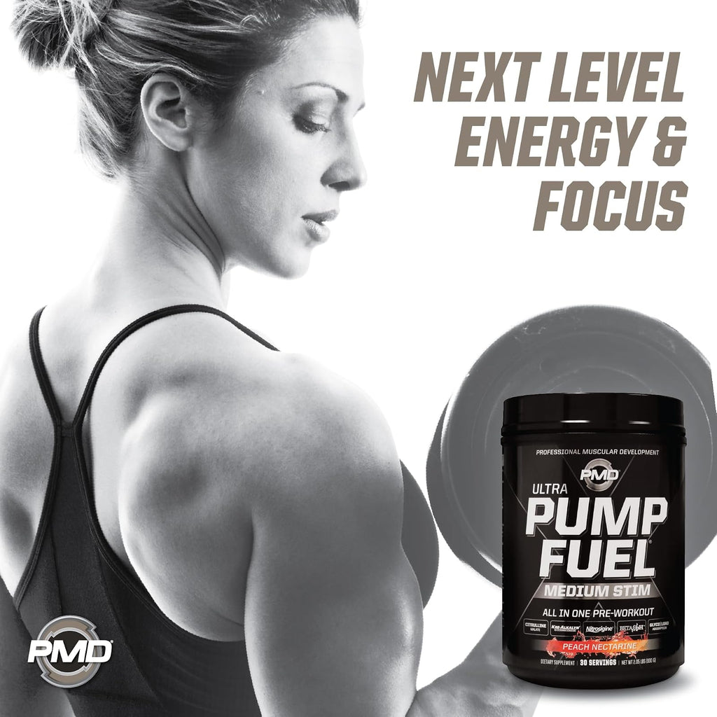 PMD Sports pre-workout for muscle pump