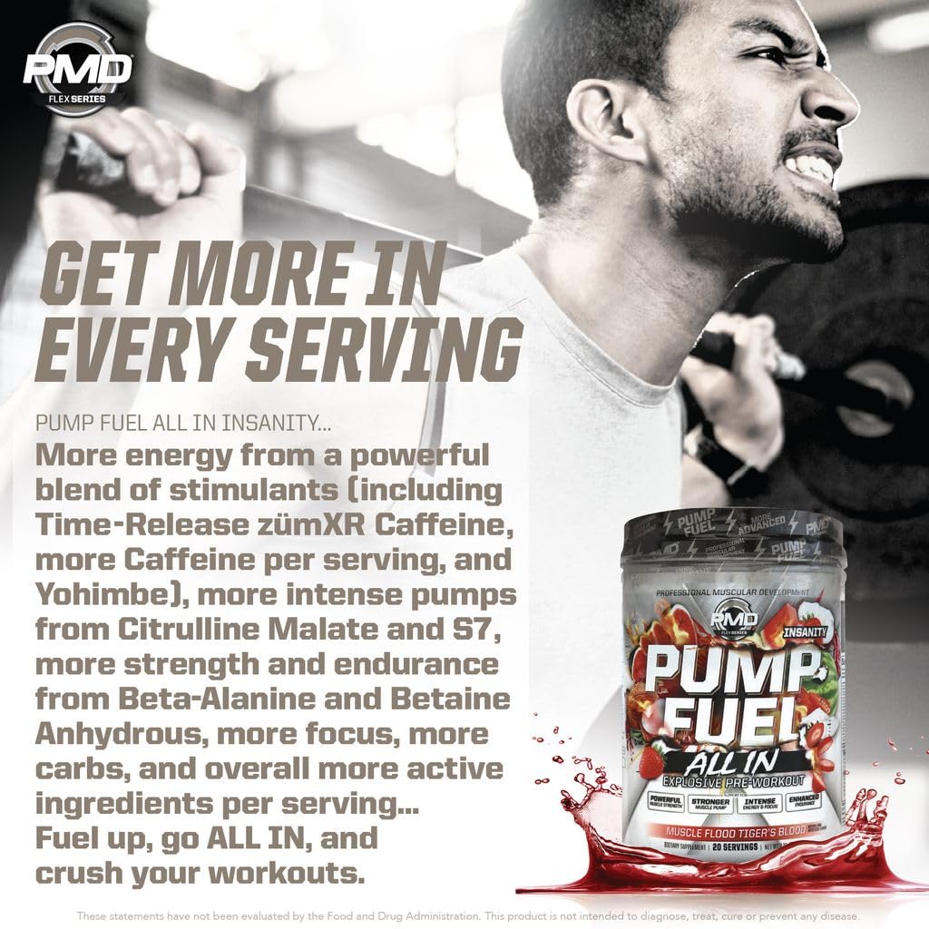 PMD Sports Pump Fuel Insanity benefits