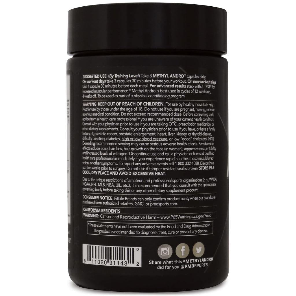 PMD Sports veggie capsules for muscle growth
