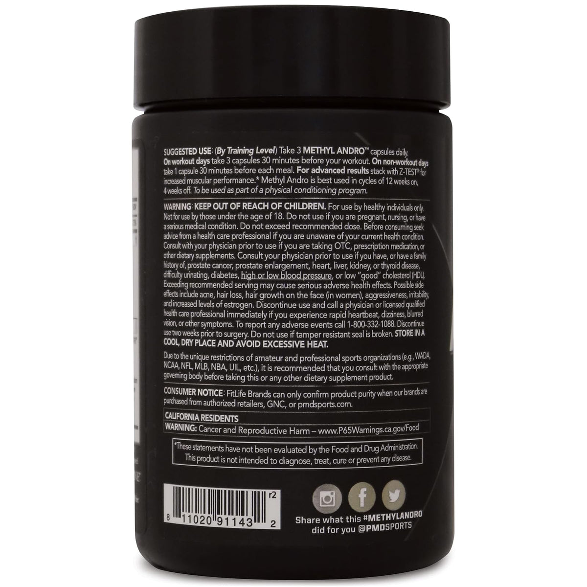 PMD Sports veggie capsules for muscle growth
