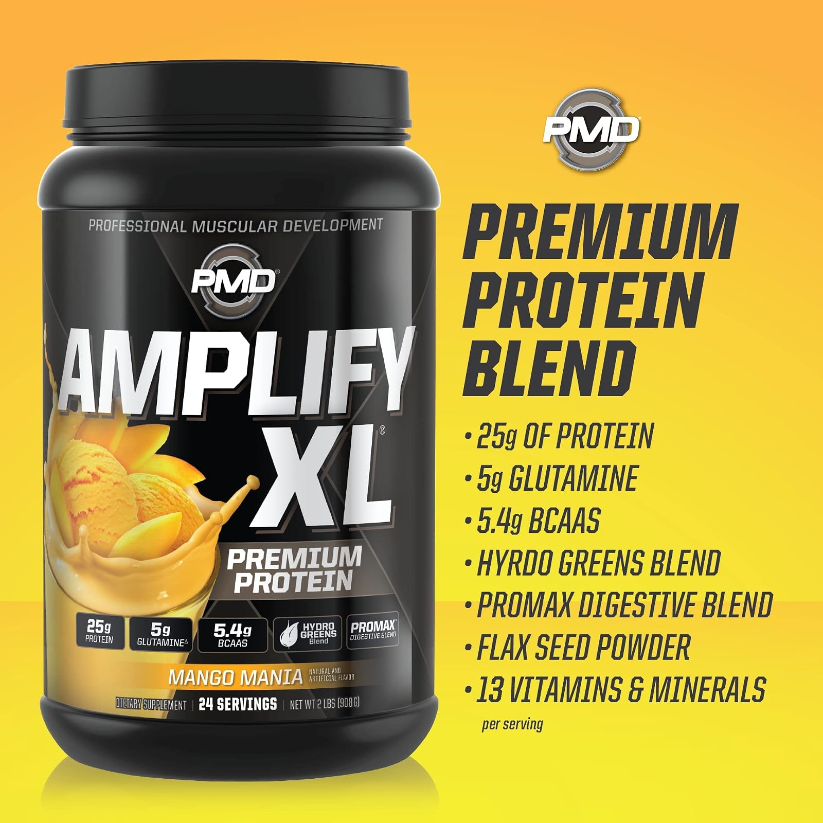 PMD Sports whey protein supplement