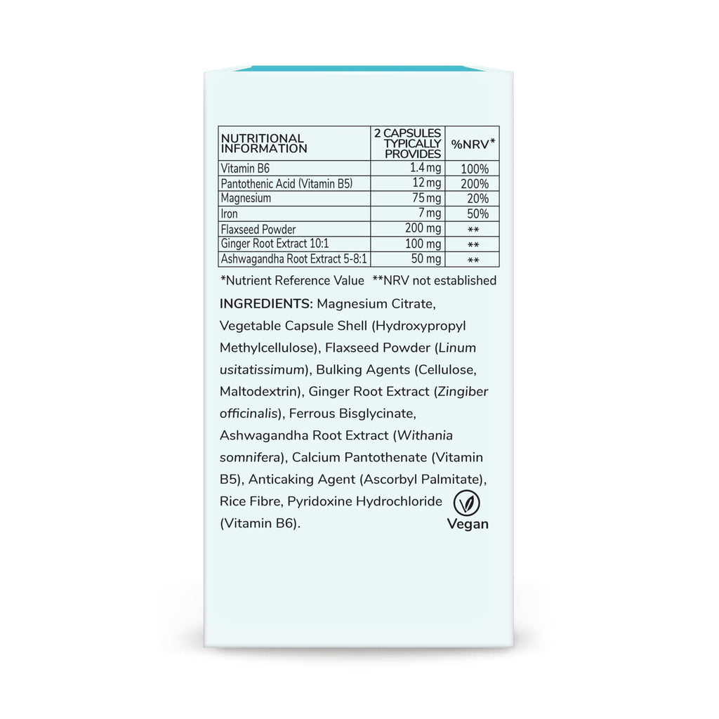 PMS relief with blended vitamins and minerals