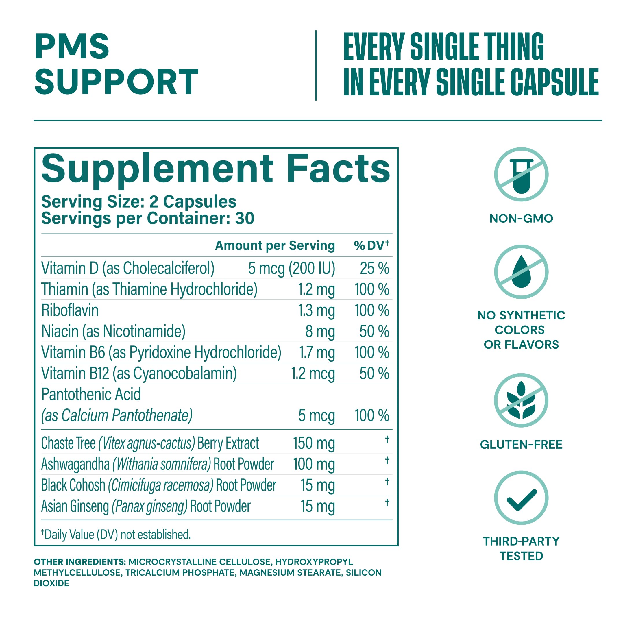 PMS relief with blended vitamins
