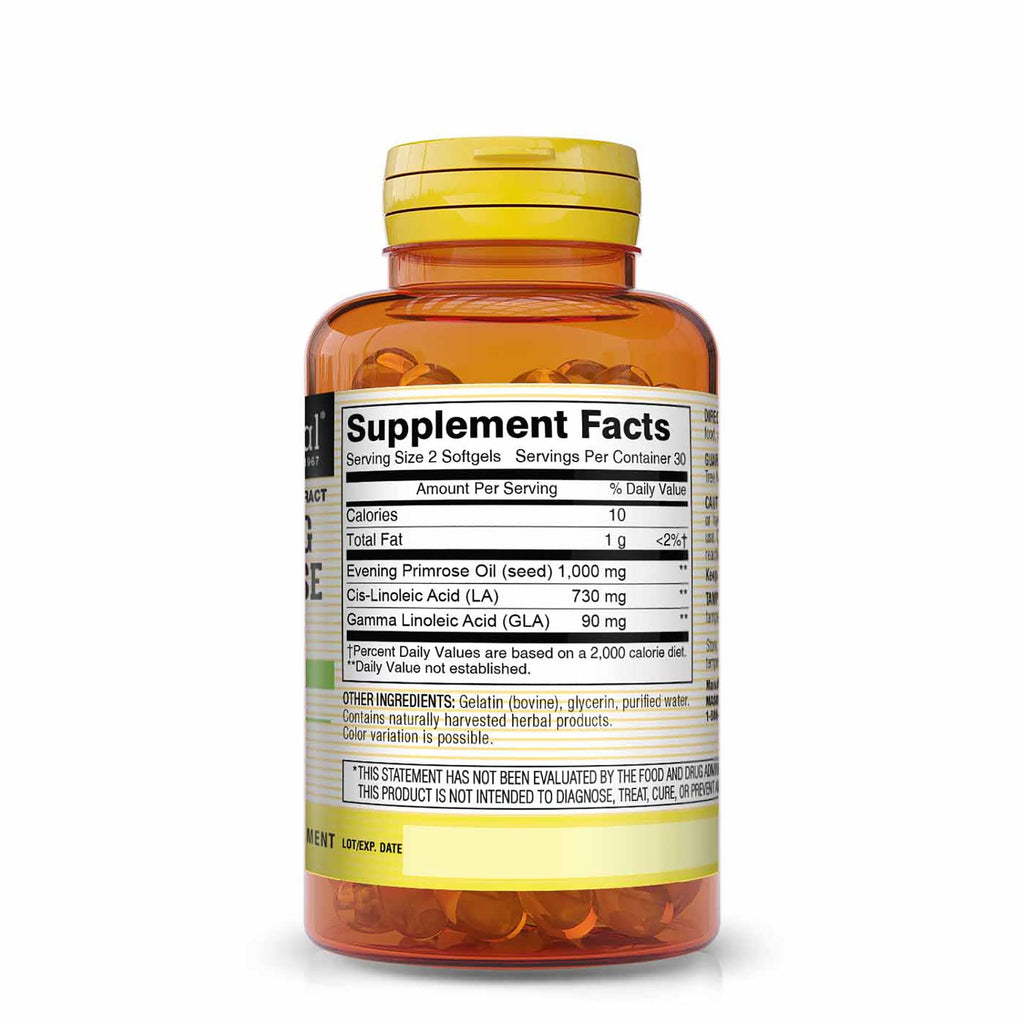 PMS relief with evening primrose softgels