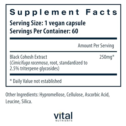 PMS support using black cohosh extract