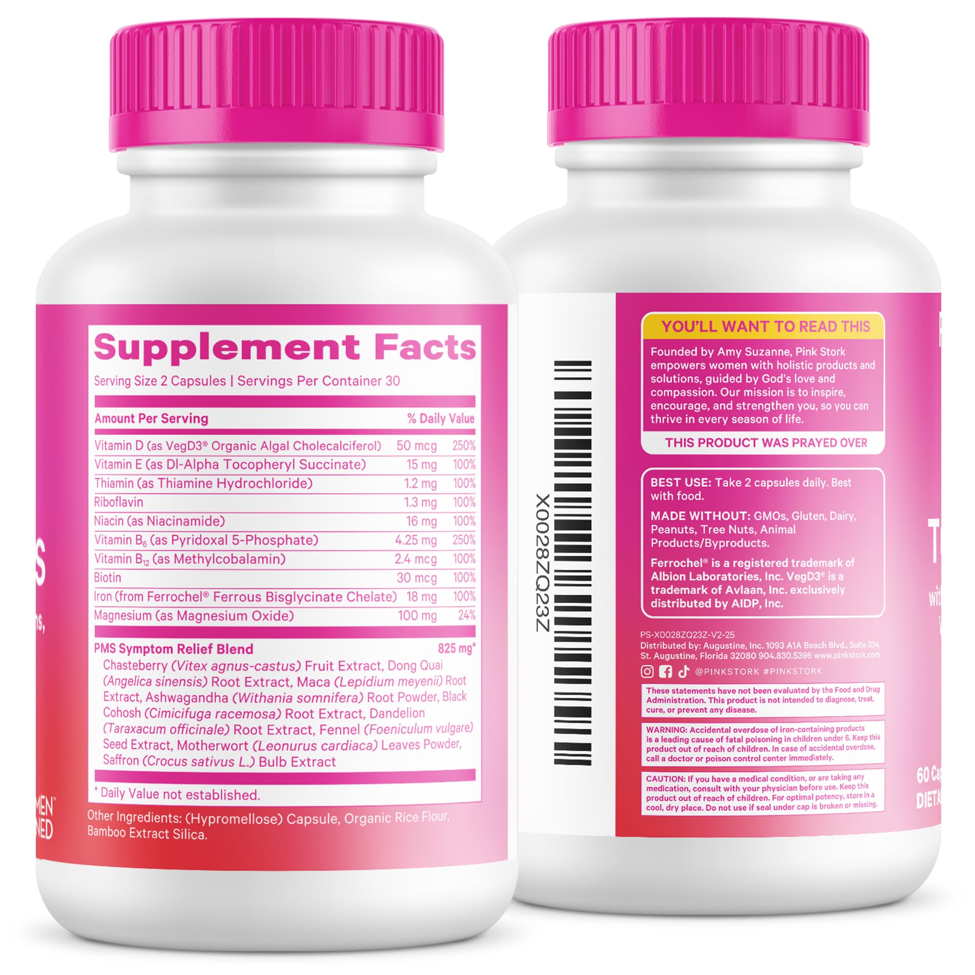 PMS support with blended vitamins