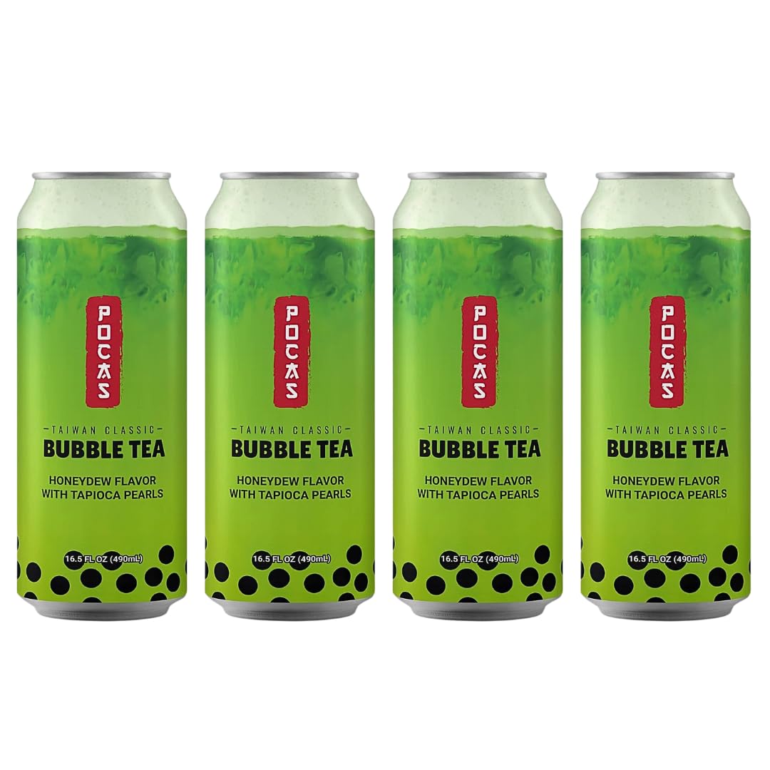 Pocas bubble tea with tapioca pearls