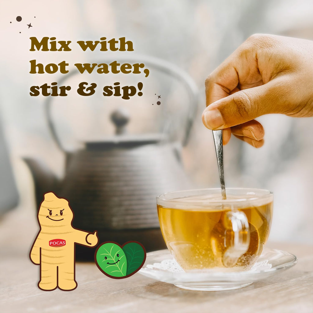 Pocas ginger tea for energy