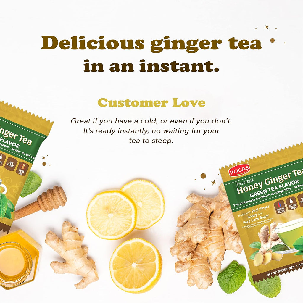 Pocas green tea instant beverage