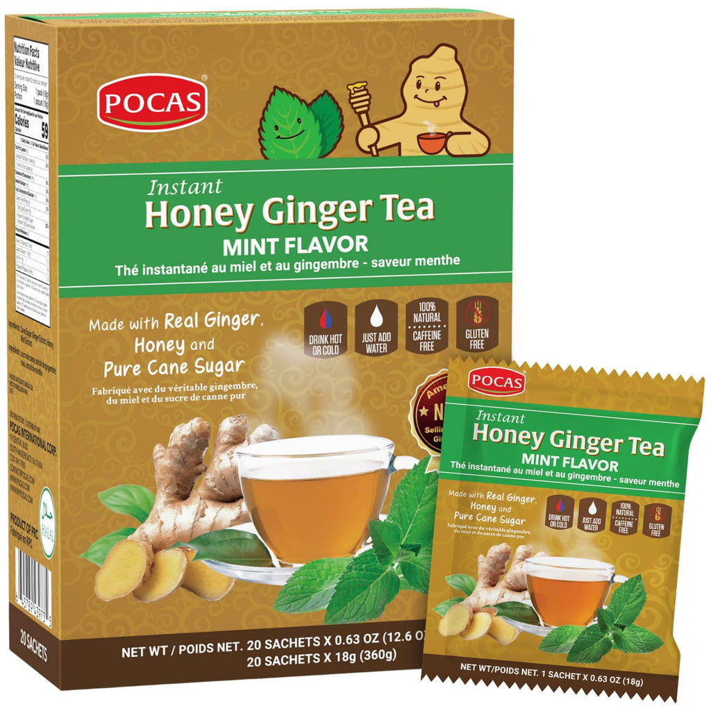 Pocas honey ginger instant tea