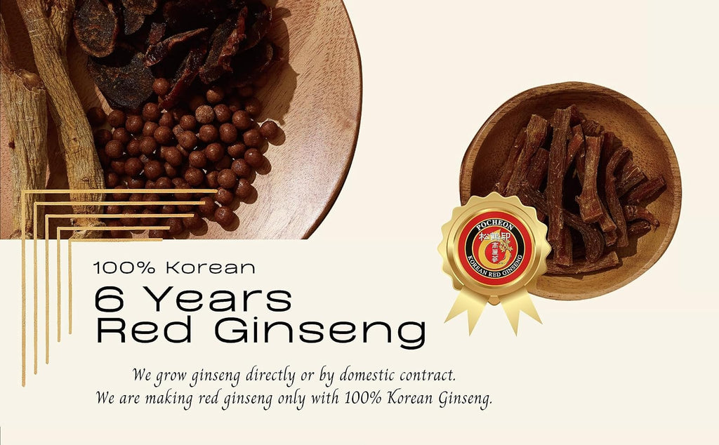 Pocheon red ginseng for stress relief