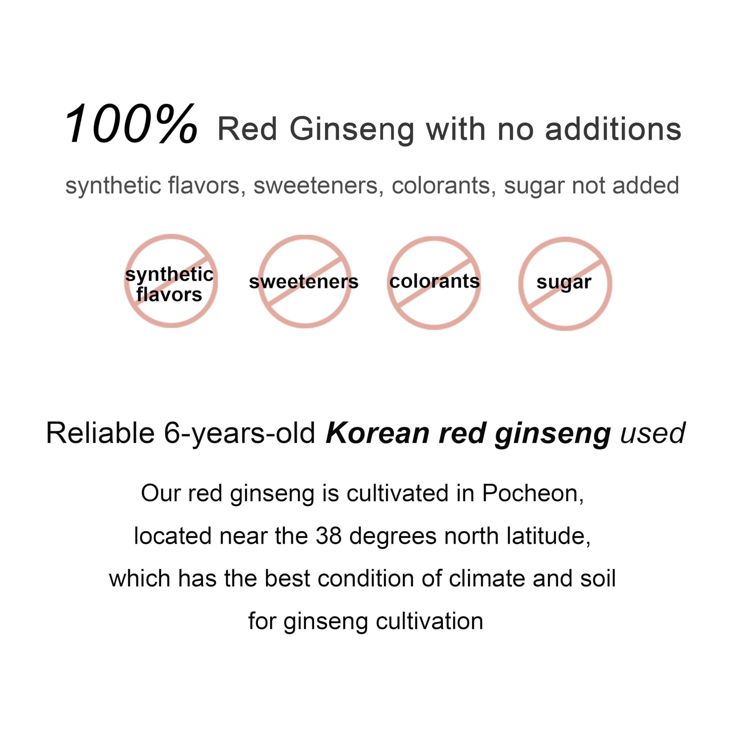 Pocheon red ginseng for wellness