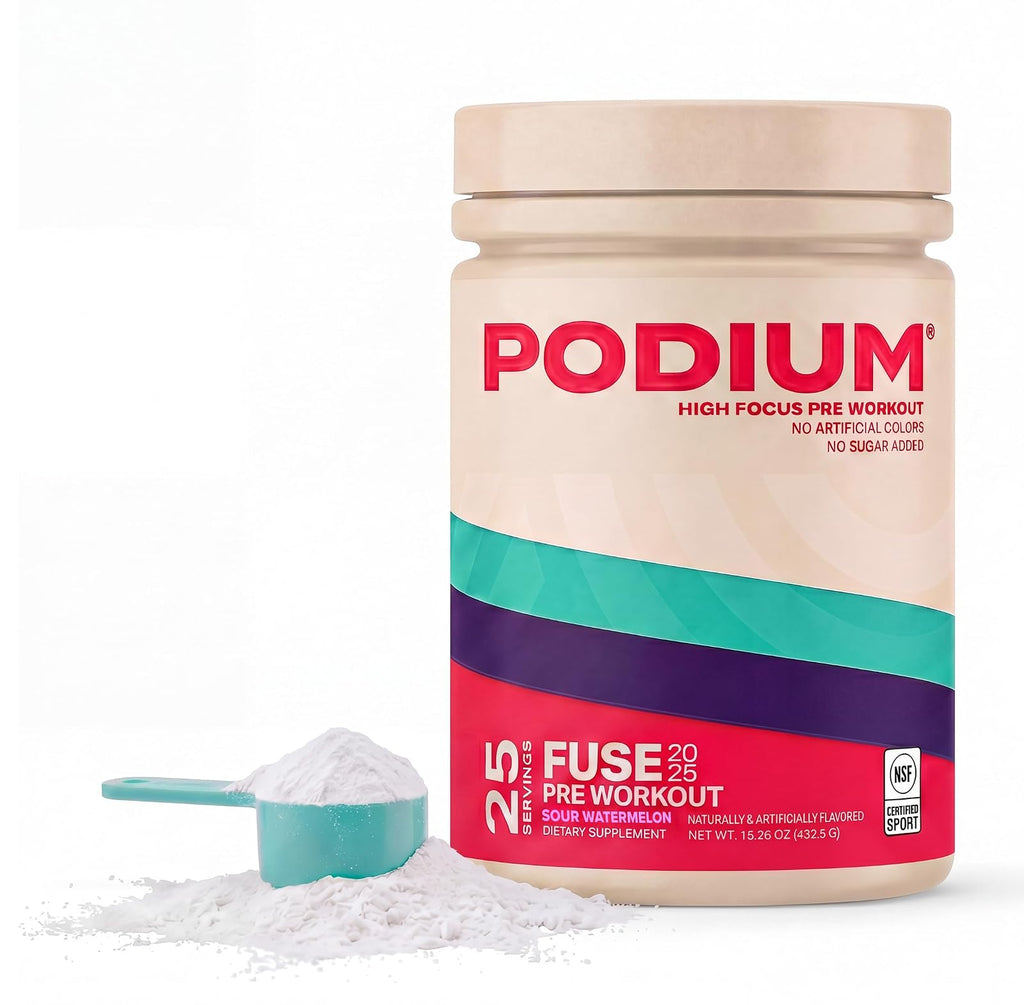 Podium pre-workout sour watermelon flavor