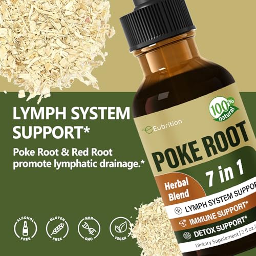 Poke Root Drops for lymphatic health