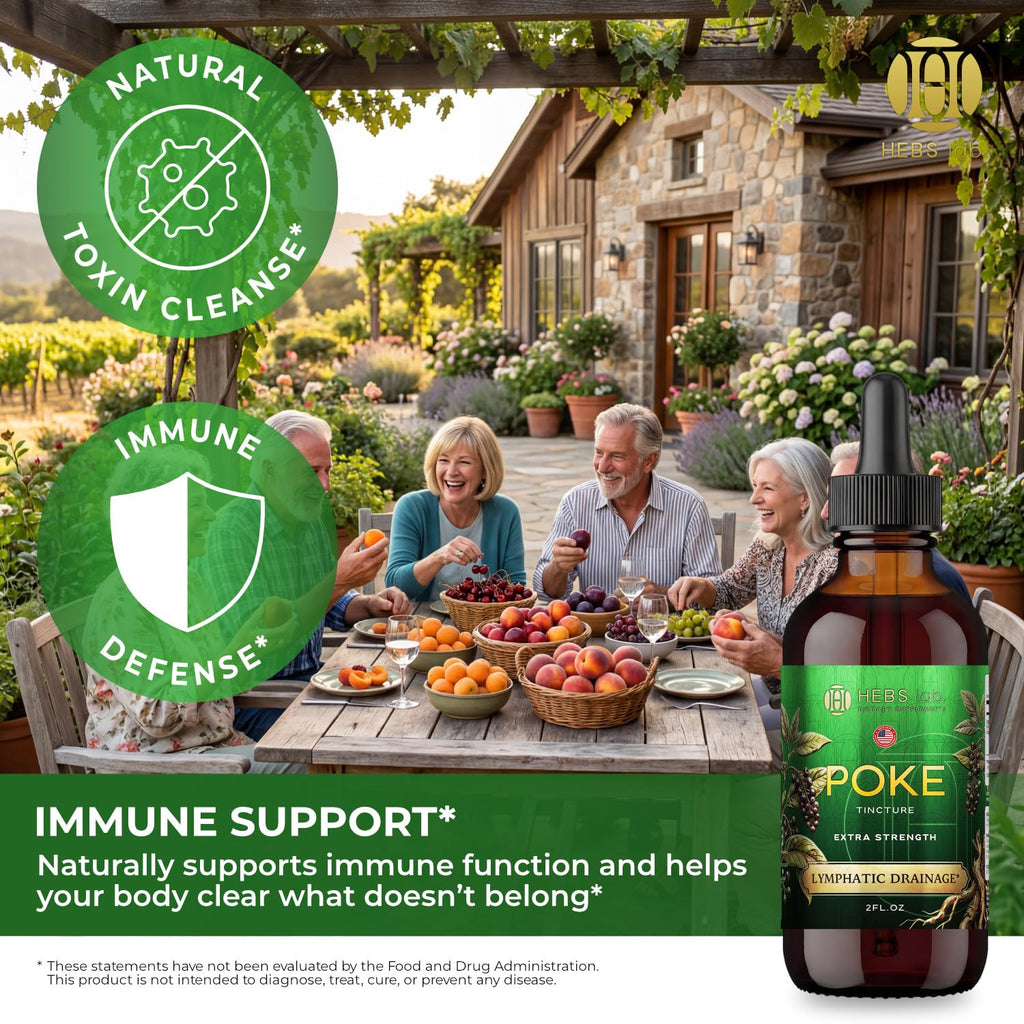 Poke root extract for wellness