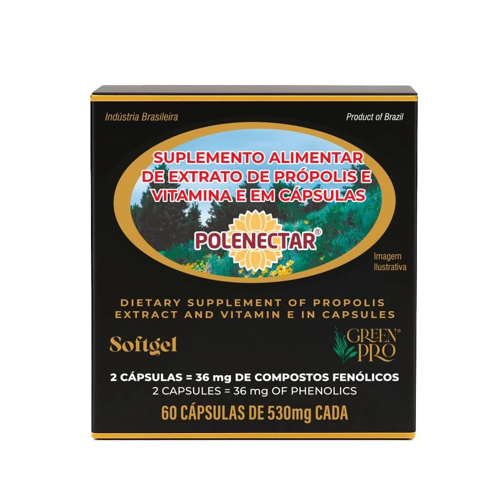 Polenectar antioxidant softgels for vitality