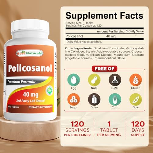 Policosanol for heart health support