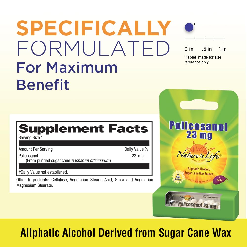 Policosanol multivitamin for heart support